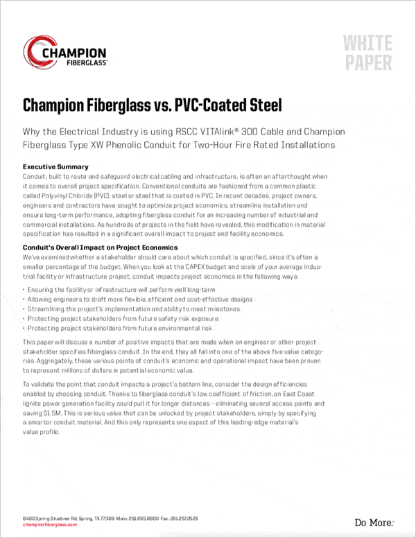 Champion Fiberglass vs. PVC-Coated Steel - Champion Fiberglass